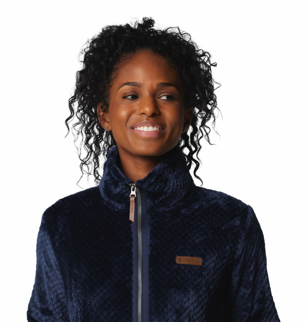 Polar Para Mujer Sherpa Cierre Completo Fire Side™ ll Azul | Columbia ...